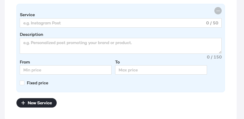 Add Your Rates to your Creator Dashboard & Start Earning – Help Center ...